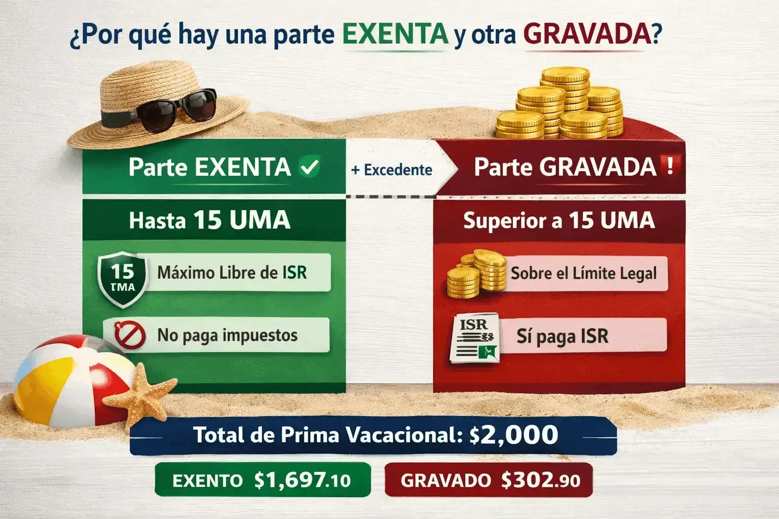Qué es la Prima Vacacional Exenta | México 2026